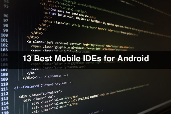 Mobile IDE | The 13 Best Mobile IDEs for an Android