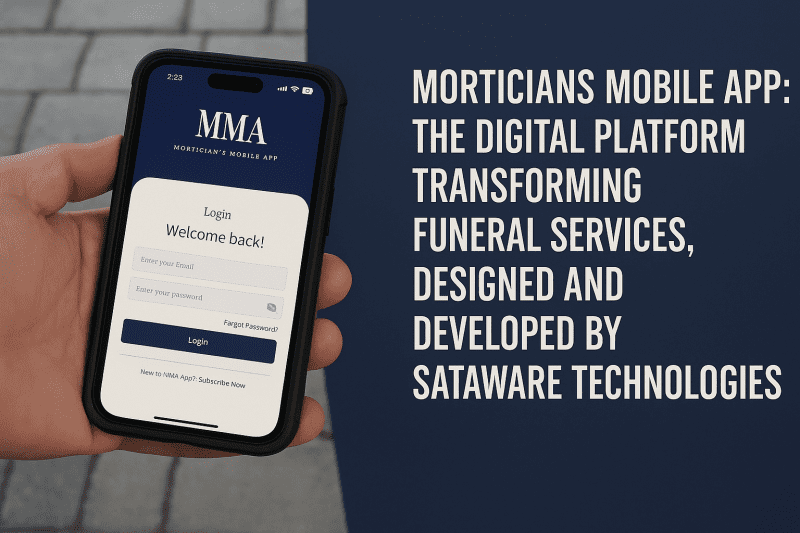 Morticians Mobile App | Built by Sataware Technologies